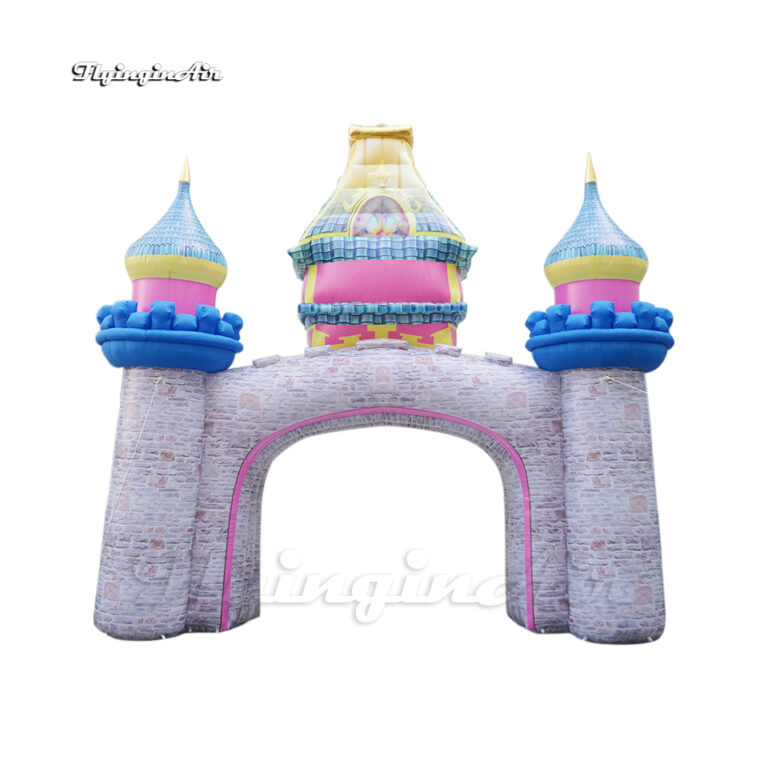 Simulated Inflatable Castle Arched Door Entrance Tunnel Blow Up City ...