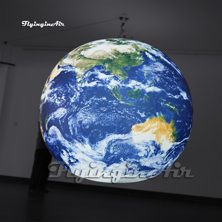Personalized Inflatable Solar System Planet Blue Earth Ball Huge LED ...