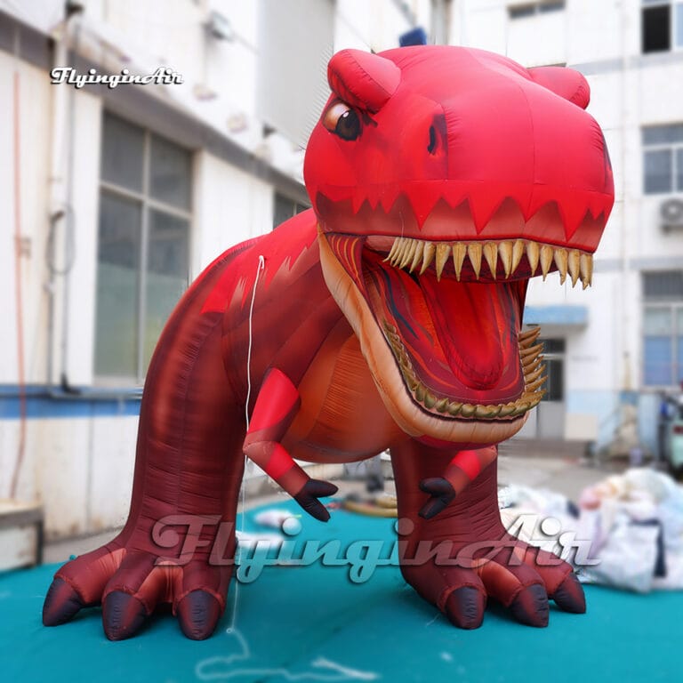 Personalized Red Inflatable T-rex Cartoon Animal Model Blow Up ...