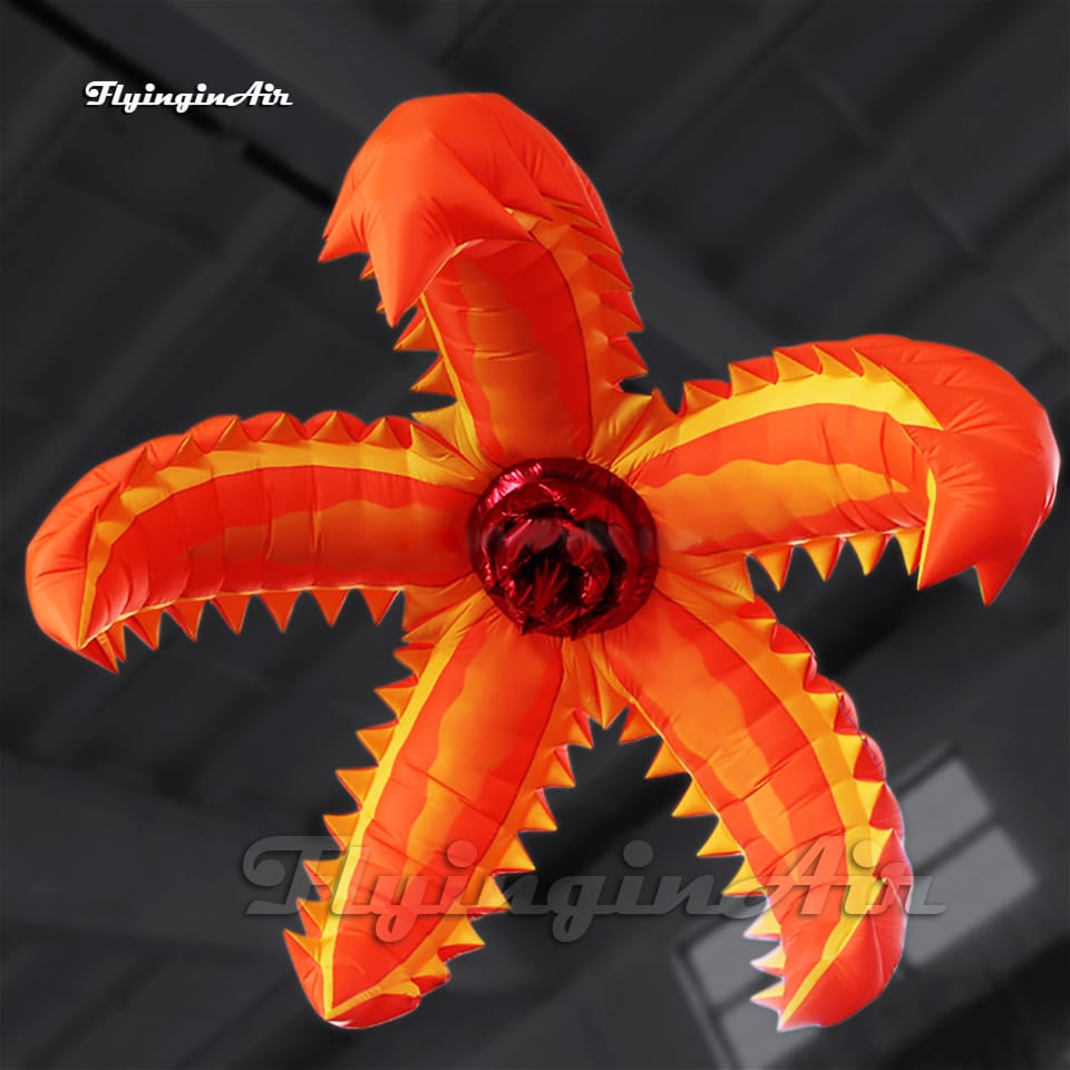 Hanging LED Inflatable Flower Concert Stage Background Decorations ...