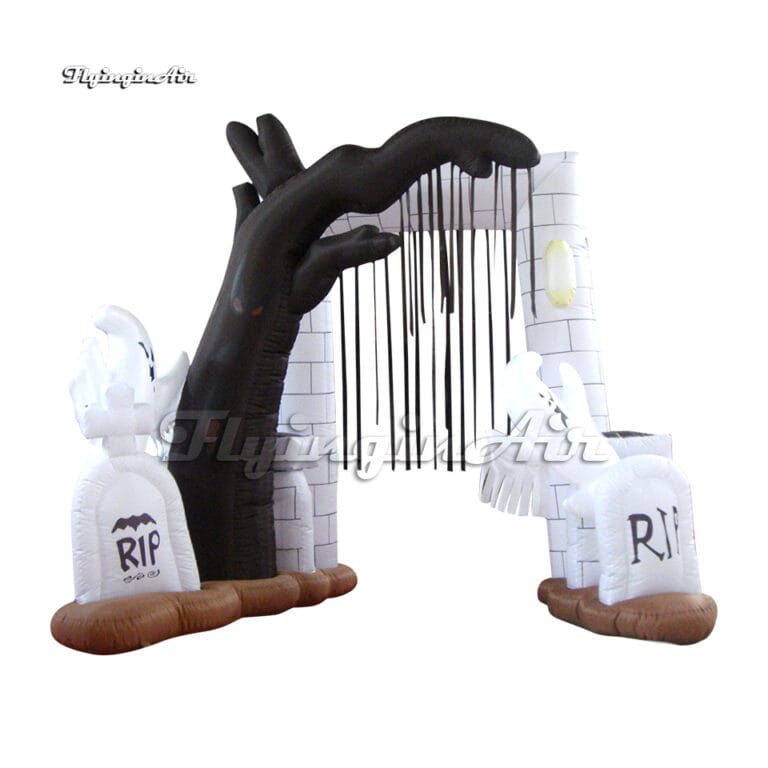 Customized Inflatable Ghost Arched Door Halloween Arch Air Blow Up ...