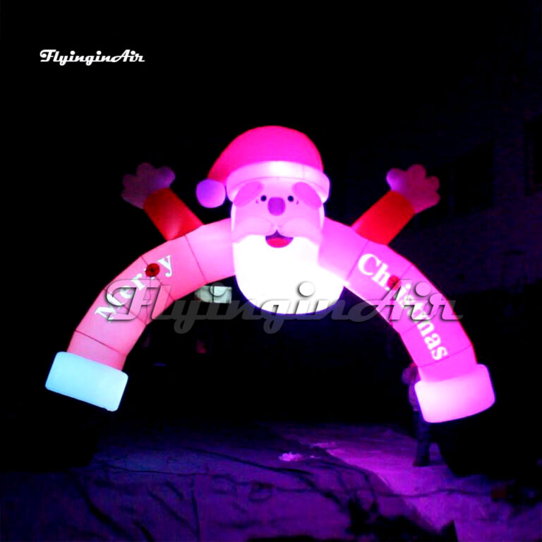 Outdoor Large Christmas Inflatable Santa Arch Airblown Father Christmas ...