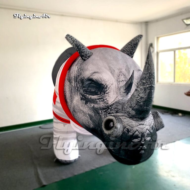 Customized Aerospace Inflatable Rhino Balloon Space Animal Model With ...