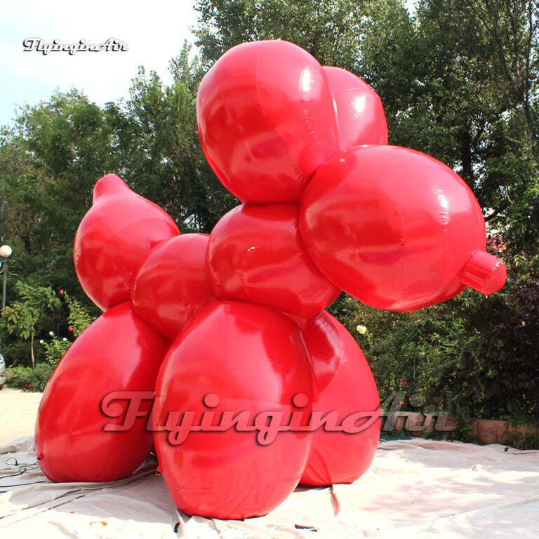 Artistic Red Giant Inflatable Dog Model Balloon 4m Airblown Puppy ...