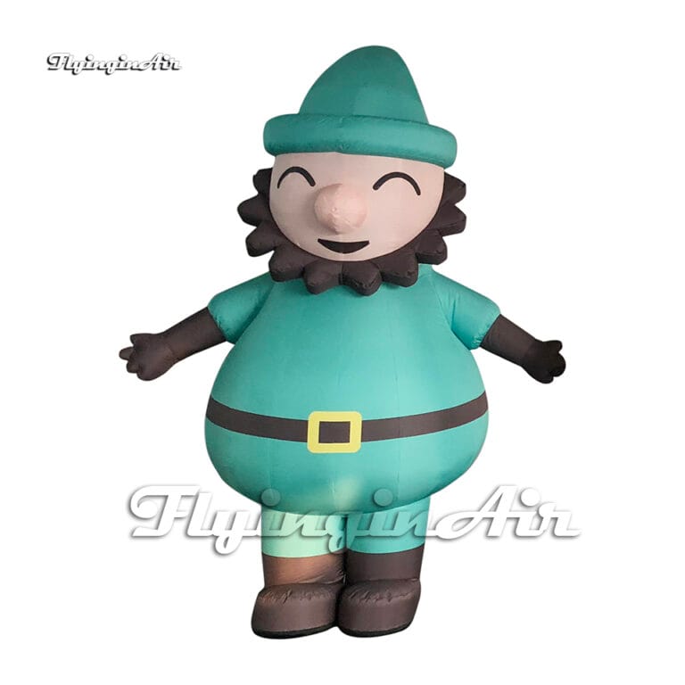 Christmas Parade Performance Walking Inflatable Elf Costume Blow Up ...