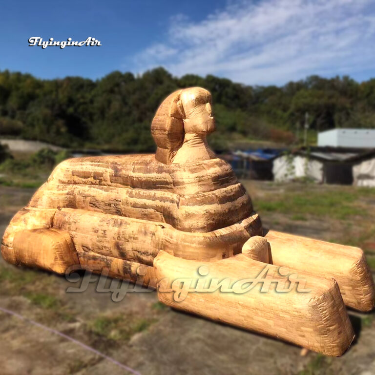 Simulated Large Inflatable Temple Stone Structure 6m Simulated Air Blow ...