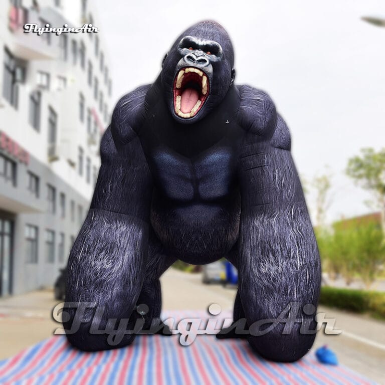 Giant Inflatable King Kong Strong Black Gorilla Balloon For Carnival ...
