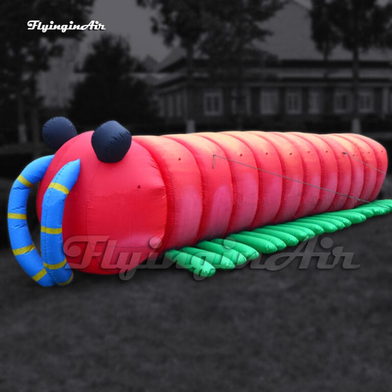 Large Red Inflatable Caterpillar Balloon Cartoon Animal Model With Many ...
