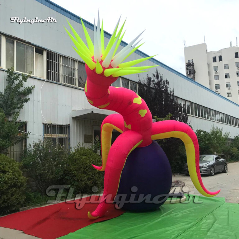 Large Inflatable Sea Anemone Model Liker A Flower For Yard Decoration ...