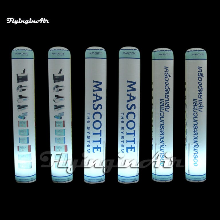 Large Advertising Inflatable Lamp Post Lighting Pillar LED Lampstandard ...