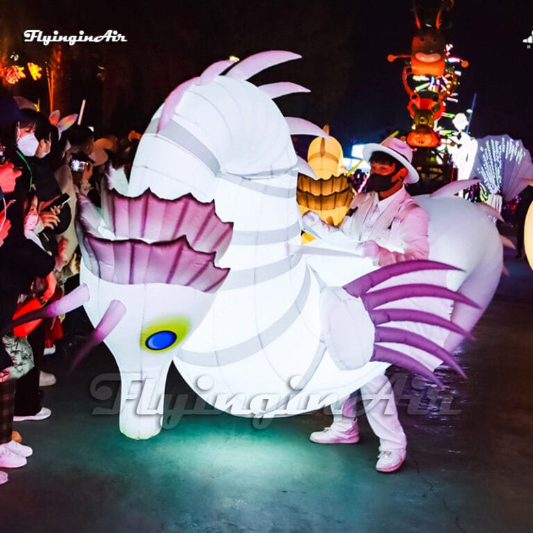 Fantastic Walking Inflatable Seahorse Costume Parade Clothing Wearable ...