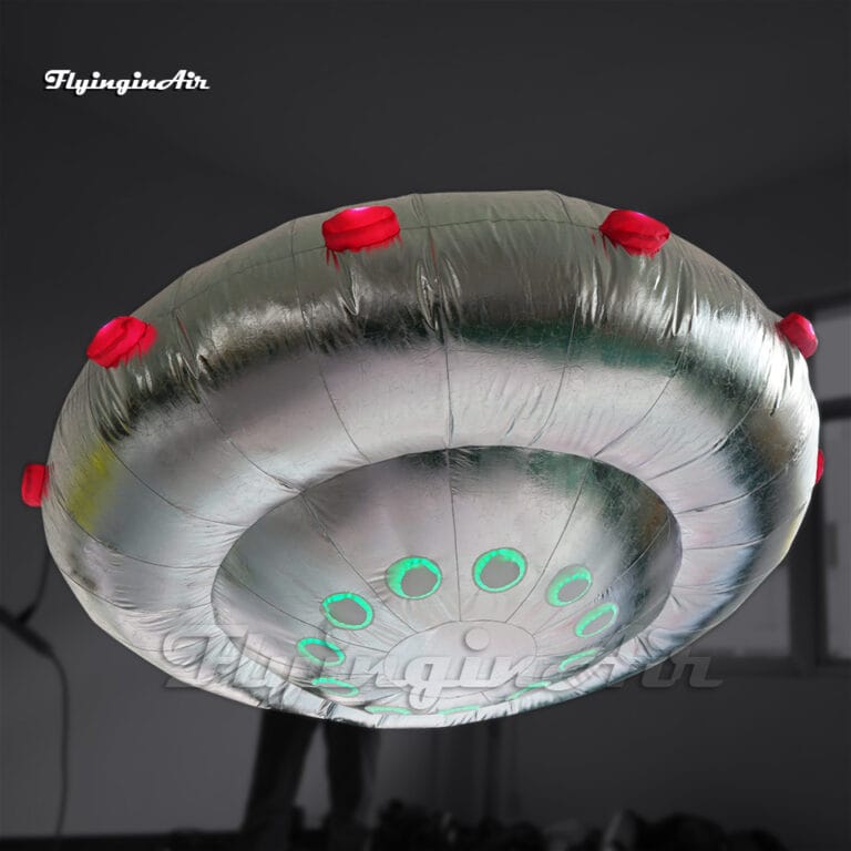 Amazing Large Hanging Inflatable Flying Saucer Illuminated UFO Balloon ...