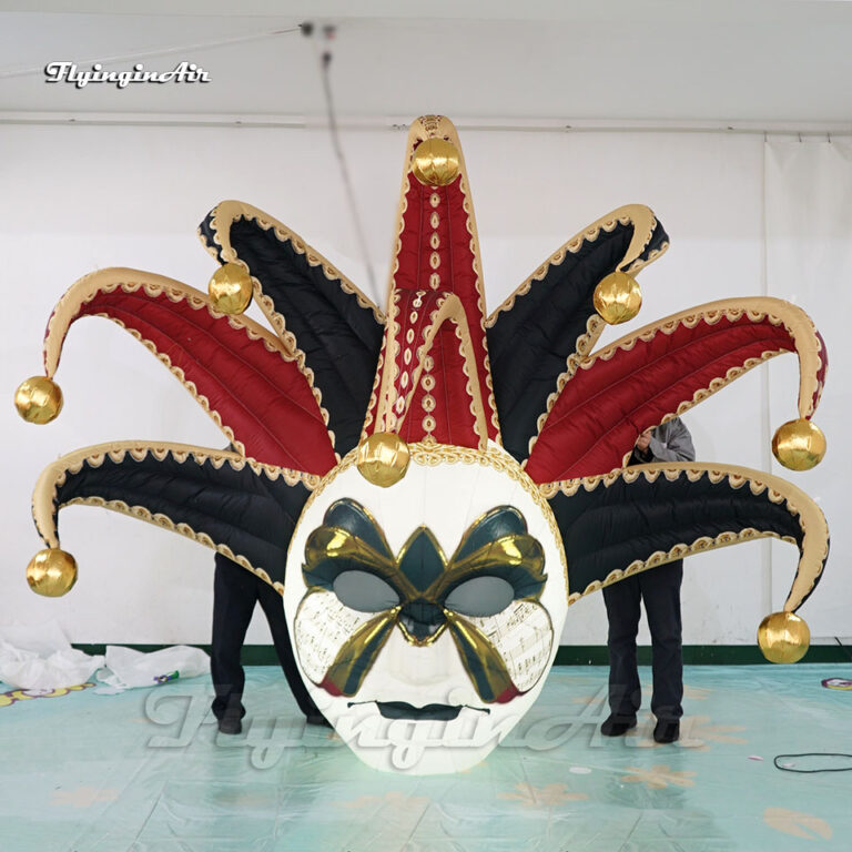 Carnival Mask Replica Large Inflatable Clown Head Hanging Jester Jolly ...