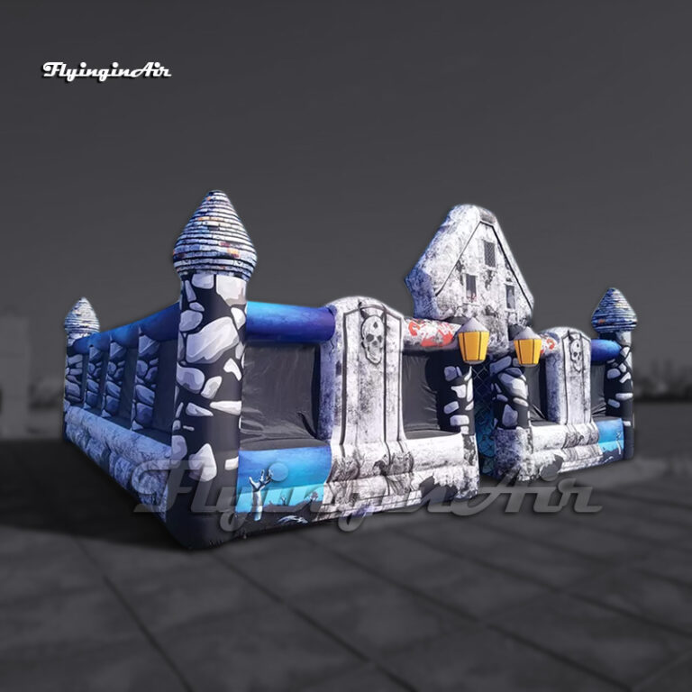 Amazing Large Outdoor Halloween Haunted House Inflatable Maze Yard ...