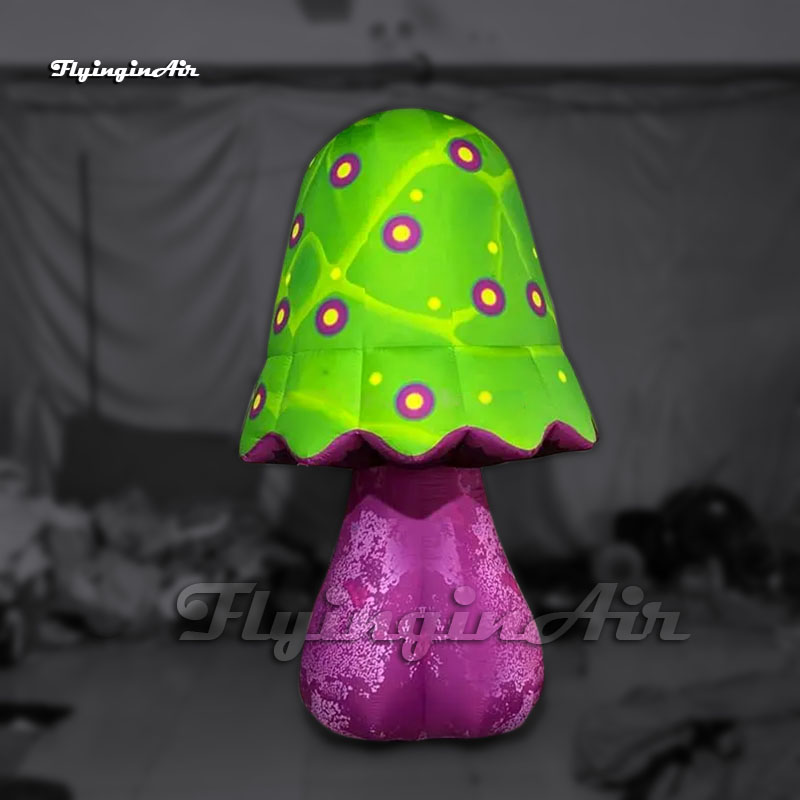 2m/3m High Fantastic Large Inflatable Mushroom Cartoon With LED Light ...