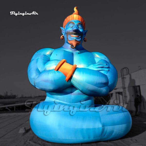 6m/8m/10m High Amazing Blue Giant Inflatable Djinni/Genie Aladdin Magic ...